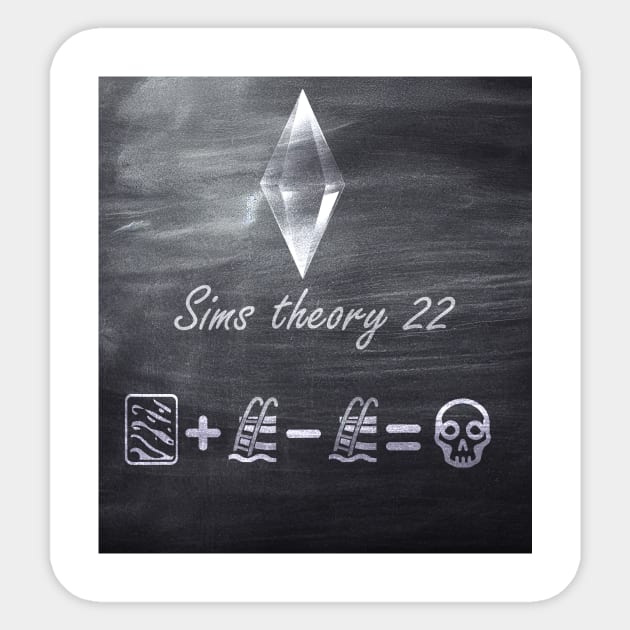 sims theory 22 - The Sims - Sticker | TeePublic